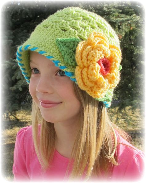 Free Crochet Flower Patterns For Hats