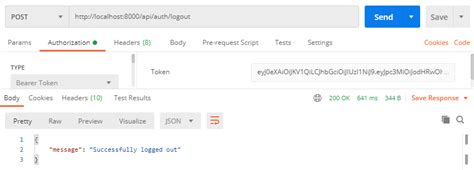 secure rest api with jwt authentication in laravel 8x shouts