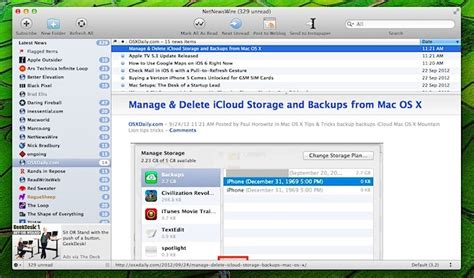 the best free rss reader for mac os x is netnewswire