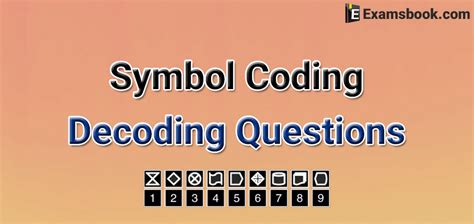 symbol coding decoding questions
