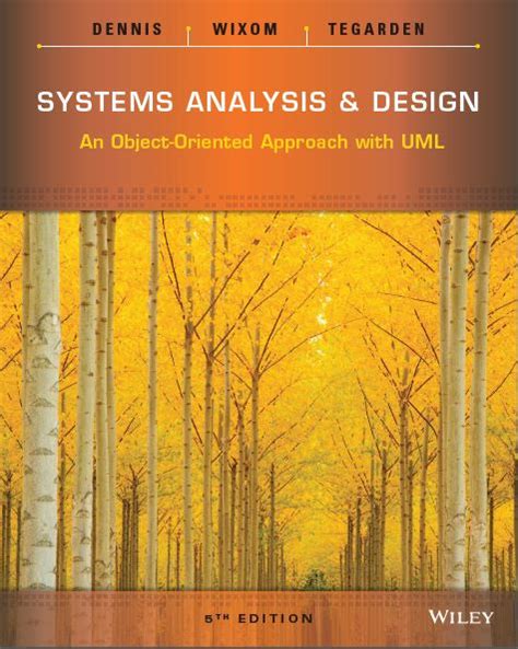 کتاب systems analysis and design an object oriented approach with uml