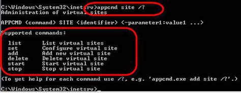 configure iis 7 from the command line using appcmd exe part 1