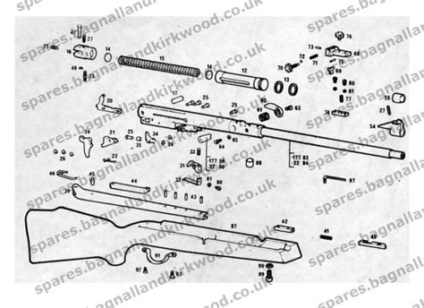 Webley Osprey Air Rifle Exploded Parts Diagram Bagnall And Kirkwood