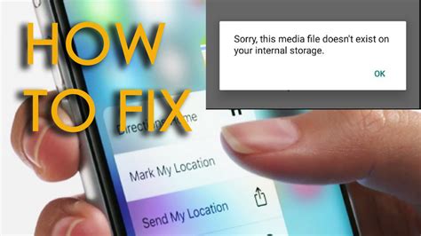 fix sorry this media file appears to be missing archives
