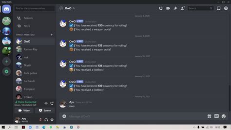 owo not online · issue 142 · christopherbthai discord owo bot · github