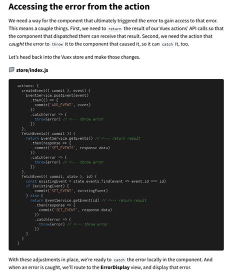 returning results from vuex actions so that component can