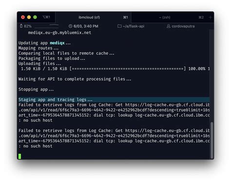 app staging and log tracing error · issue 5 · ibm avatar based dynamic