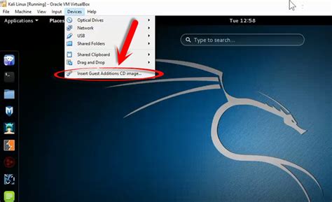 how to install virtualbox guest additions on kali linux