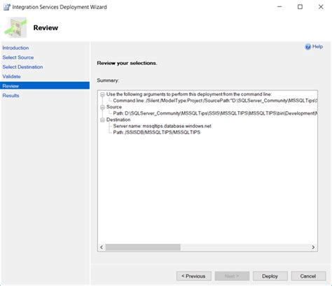 executing integration services packages in the azure ssis
