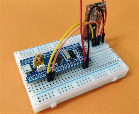 using the arduino usb 2 serial converter to program stm32