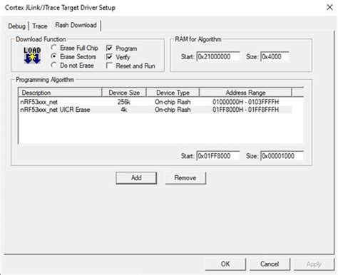 keil debug fails when attempt to connect to nrf5340 network core