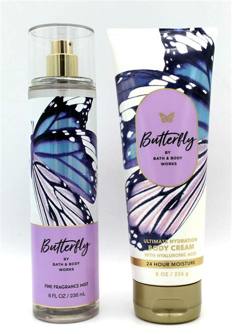 Bath And Body Works Butterfly Body Mist And Body Cream Body Cream 8 Oz
