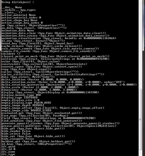 python get list of attributes of a bpy data struct blender stack