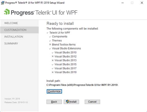installing ui for wpf from msi file telerik ui for wpf