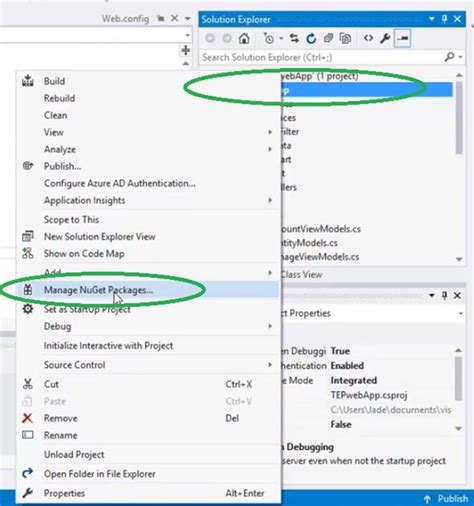 nuget package management in asp mvc the engineering projects