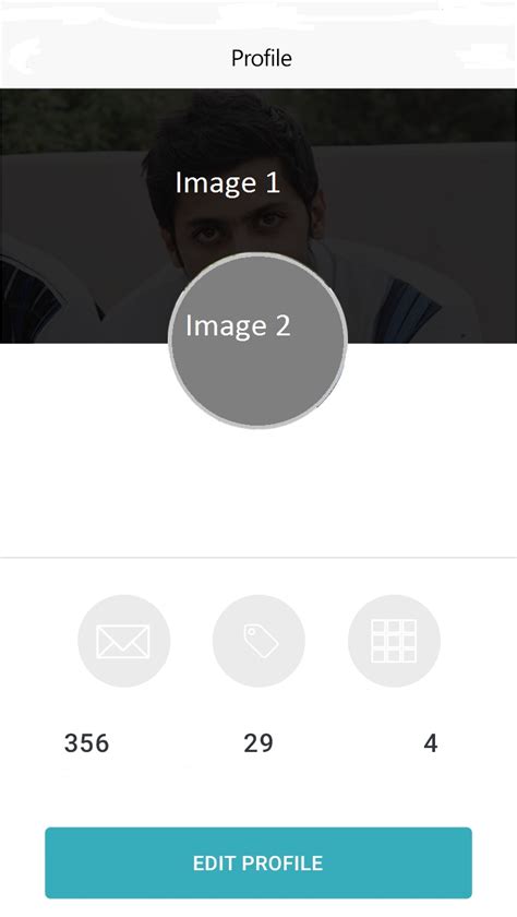 java how to half overlap imageview on another imageview in android