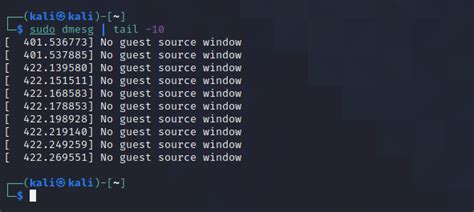 how to use the dmesg command on linux geeksforgeeks