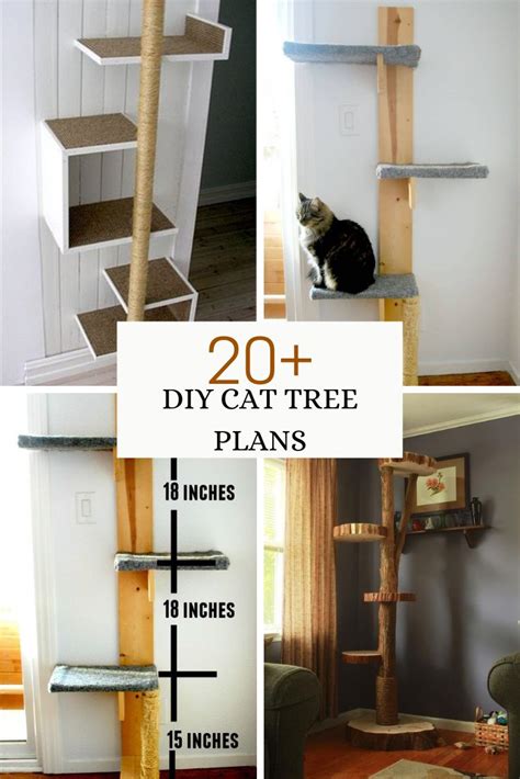 Diy Cat Tree Plans With Instructions To Make It Easier For Cats To