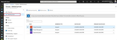 restore a deleted microsoft 365 group microsoft entra microsoft learn