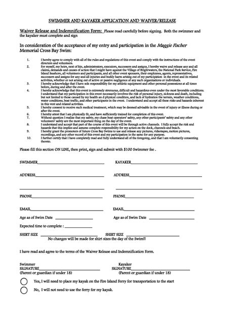Fillable Online Both The Swimmer And Fax Email Print Pdffiller