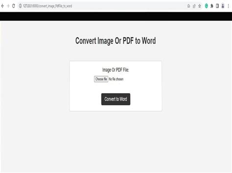 image and pdf to ms word project in django python upwork