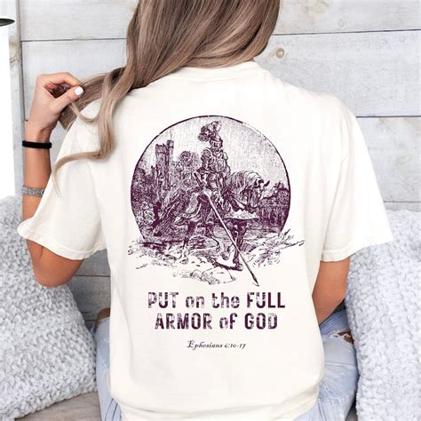 Full Armor Of God Boho Christian Tshirts Bible Verse Shirt Trendy