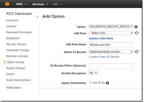 amazon rds for sql server support for native backup restore to amazon