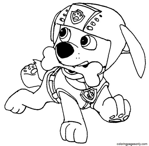 Zuma Paw Patrol Coloring Pages Printable For Free Download