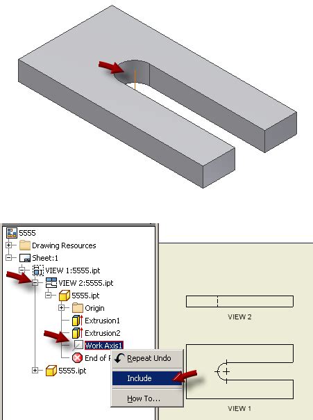 solved center line on an open ended slot autodesk community