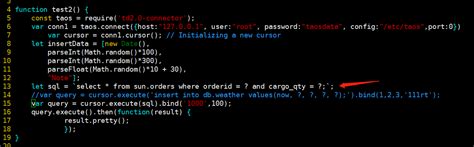 error while running bind with query · issue 3462 · taosdata