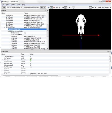 editing unp body in blender and getting it into skyrim skyrim