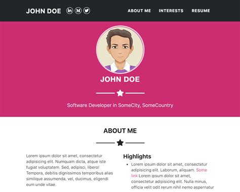 github riebeekn jekyll bootstrap 4 one page bio one