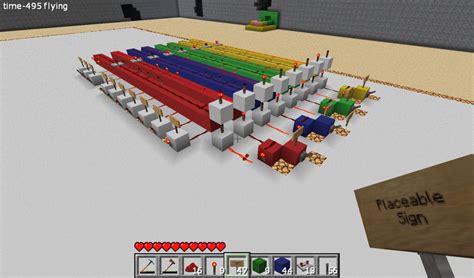 binary to 7 segment decoder minecraft map