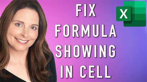 how to fix excel when formula shows instead of result vlookup