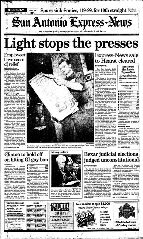San Antonio Express News History Part 3 Wild In The Streets