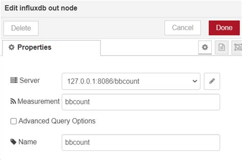how can i send io count data to influxdb and grafana brainboxes