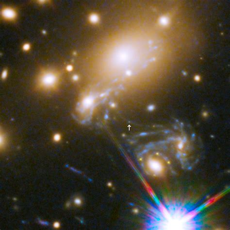 hubble photographie l étoile la plus lointaine de l univers ciel and espace