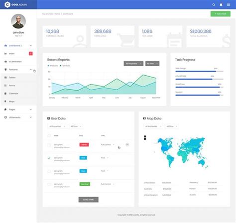useful bootstrap profile templates that you might need