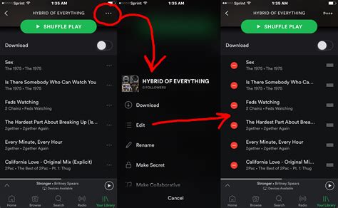 [android][playlists] why can t android edit a play the spotify