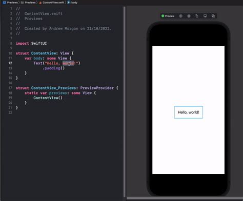 making swiftui previews work for you