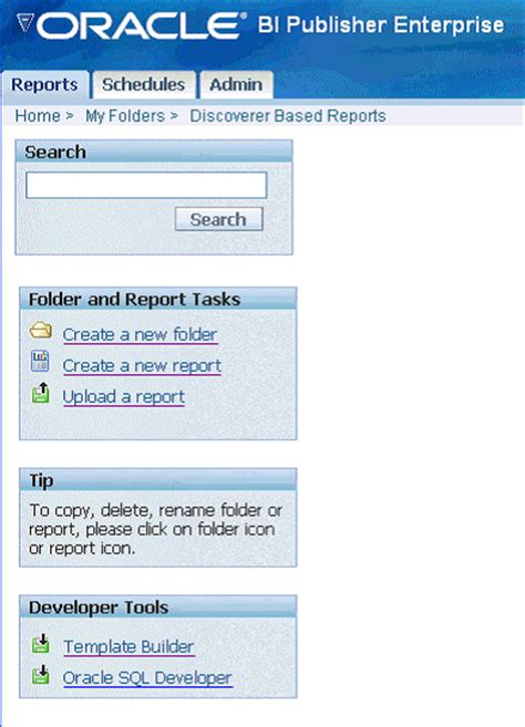oracle bi publisher integration with oracle bi discoverer