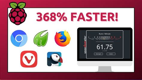 you need to install another browser on your raspberry pi chromium vs