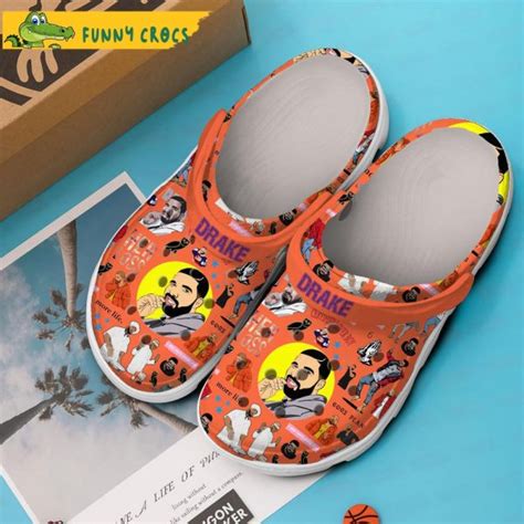 Drake Rapper Music Orange Crocs Clog Shoes Discover Comfort And Style