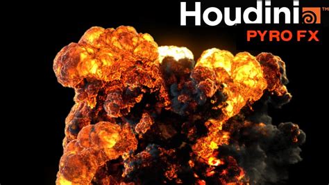 houdini 17 pyro fx explosion test 01 youtube