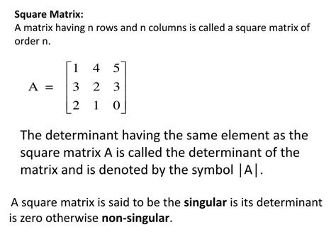 ppt row and column matrices are sometimes called row vectors and