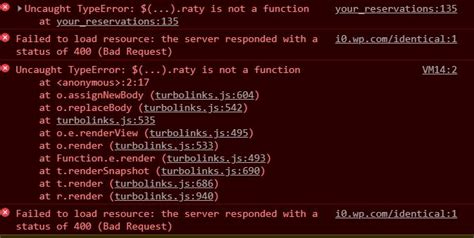 javascript uncaught typeerror raty is not a function stack
