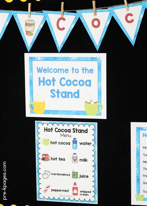 Hot Chocolate Dramatic Play Theme For Preschool