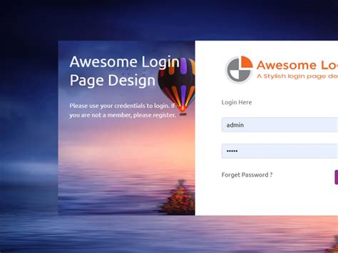 react login template
