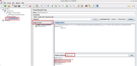 why does the following regex extractor of jmeter always
