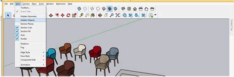 sketchup unhide learn the working of unhide in sketchup
